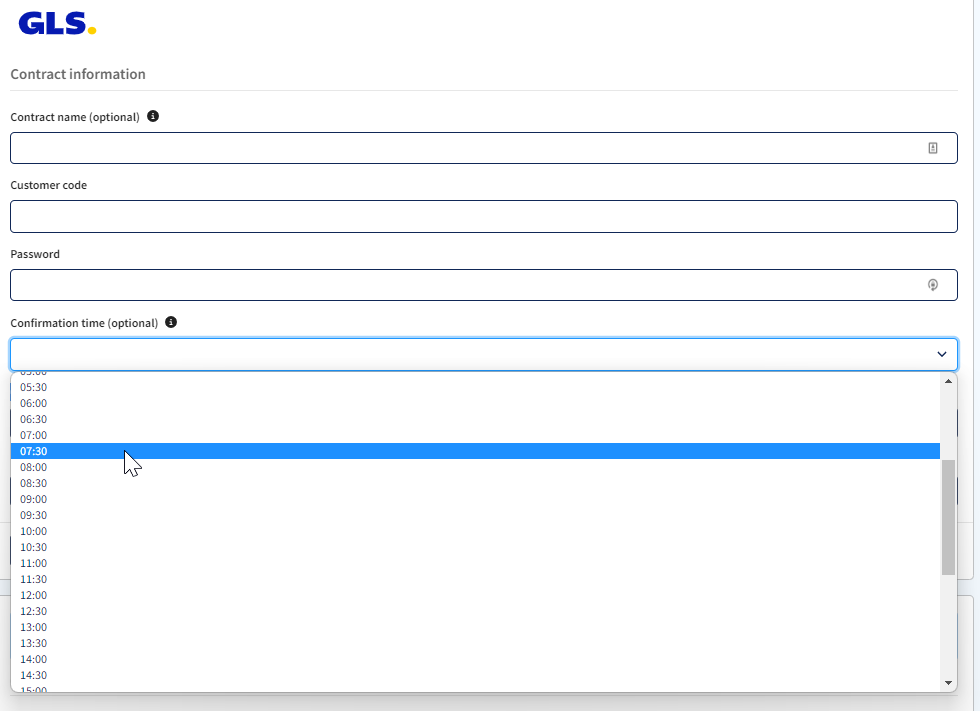 Daily validation of GLS Italy labels – Sendcloud Help Center